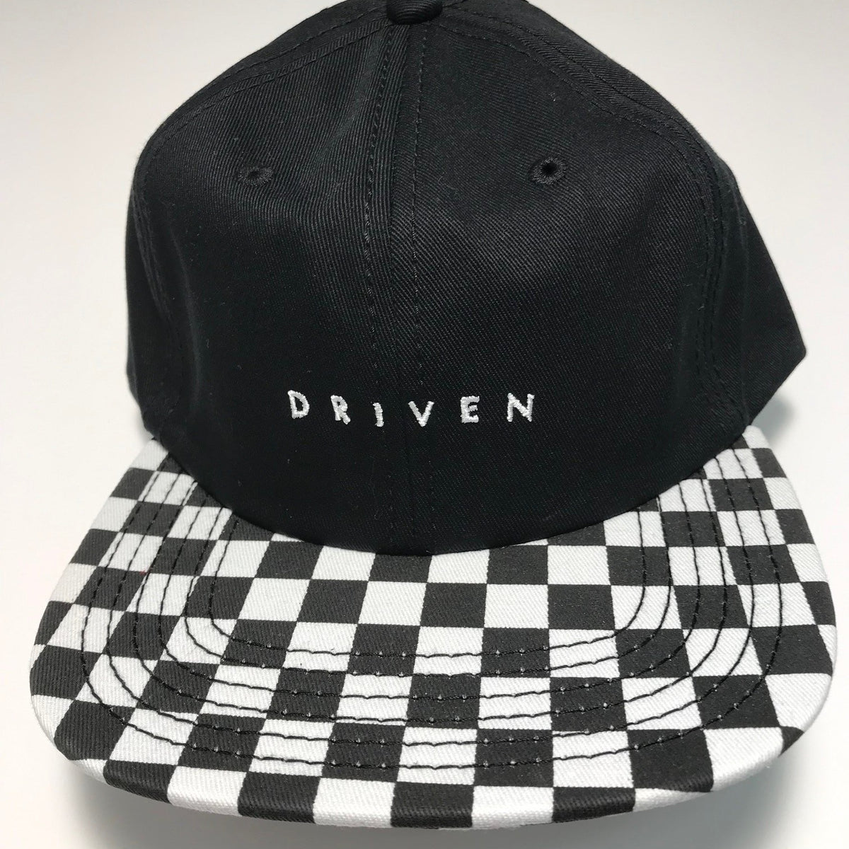 DRIVEN Black/White Checkered Hat Youth – Cobra Experience Store