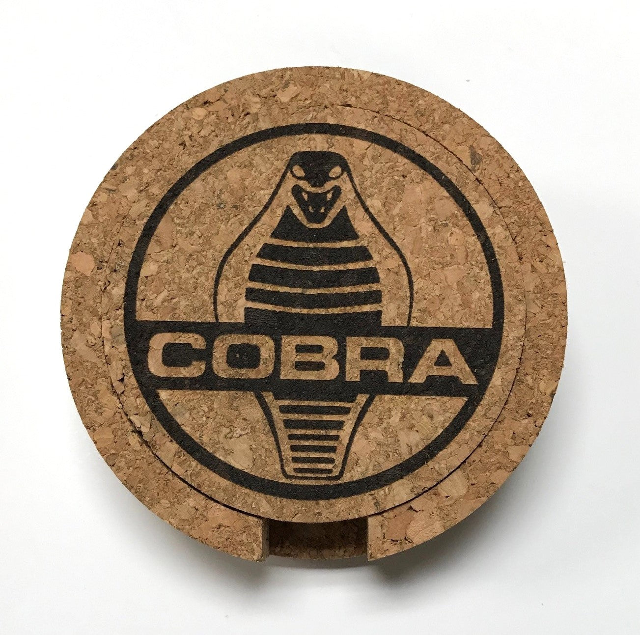 Cobra Logo Cork Coaster Set 4.5" Round – Cobra Experience Store