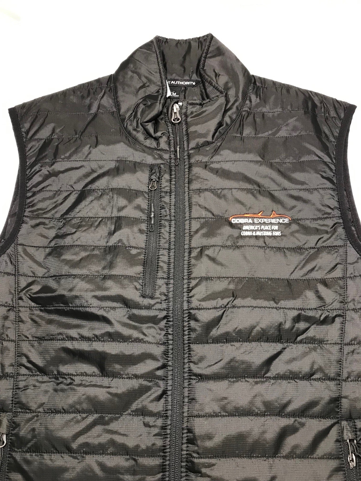 TCE Men's Black Puffy Vest – Cobra Experience Store
