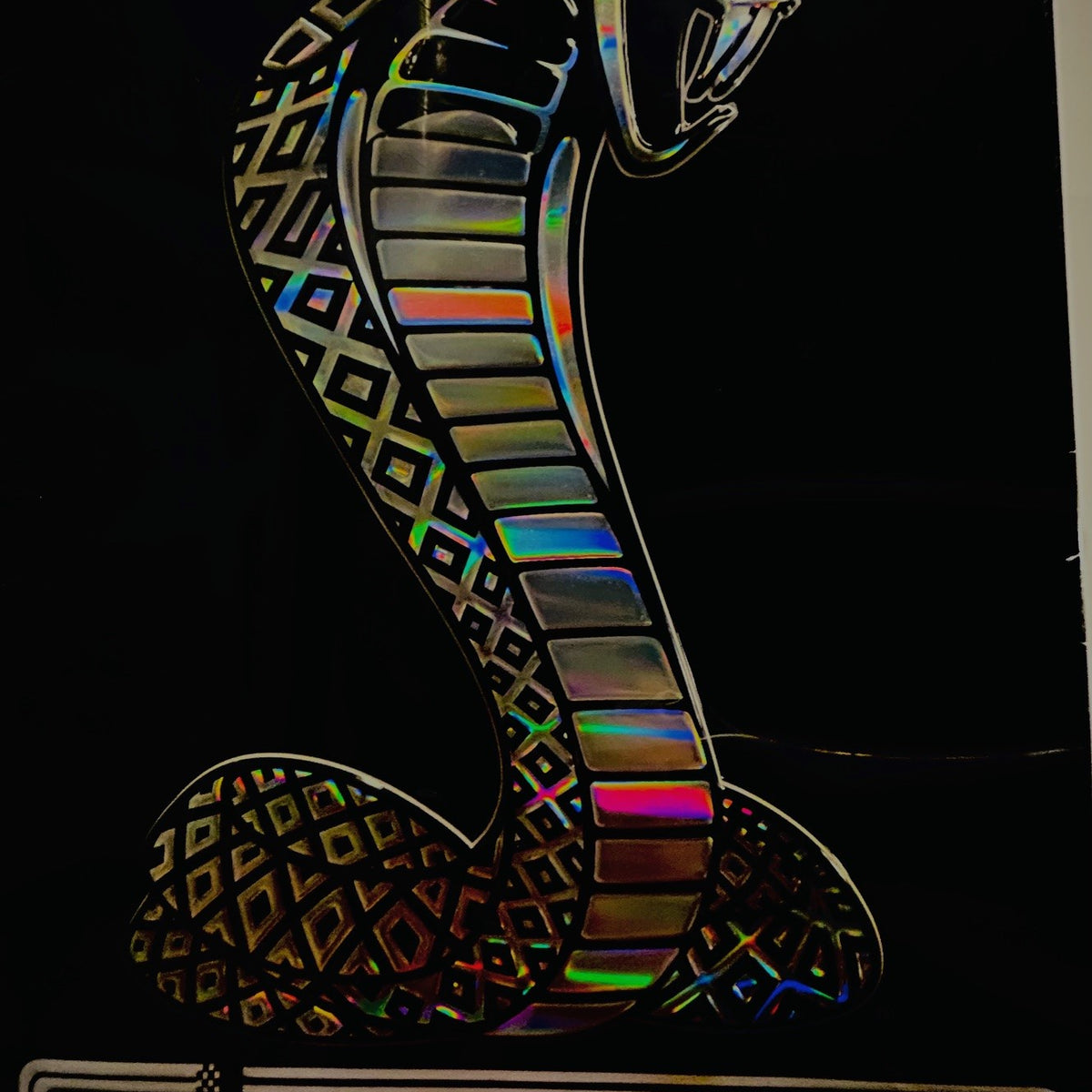 Irridescent Shelby Cobra Sign – Cobra Experience Store