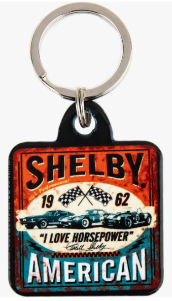 Shelby American 1962 I love Horsepower Keychain – Cobra Experience Store